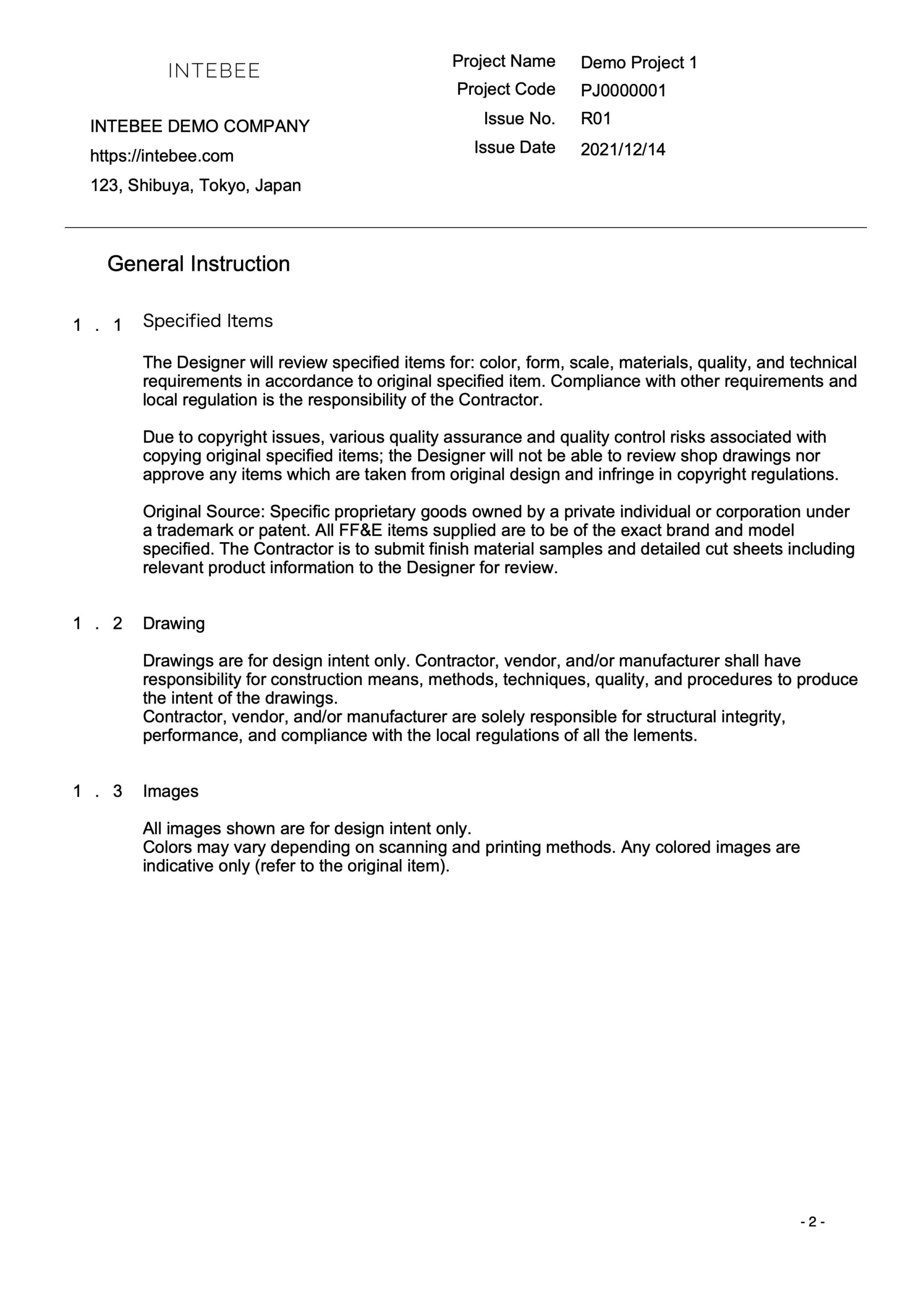 How to make Interior Design Product Specification - INTEBEE Design Media